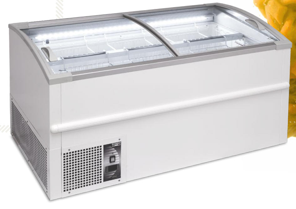 Kühl-/Tiefkühlinsel DOMINO SMART LINE LUX Sliding glass lid islands ...